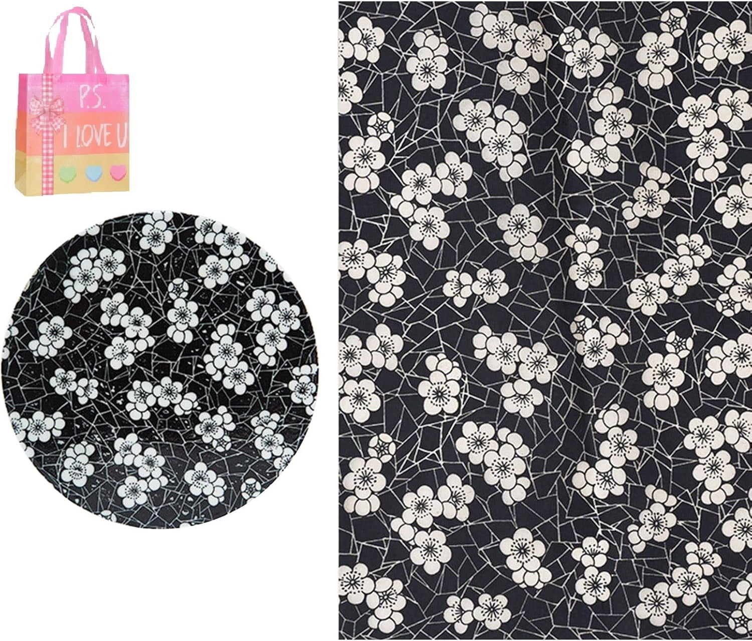 Ceramic Transfer Paper (Water-Slide Decals) Sheets Flower Pattern ...