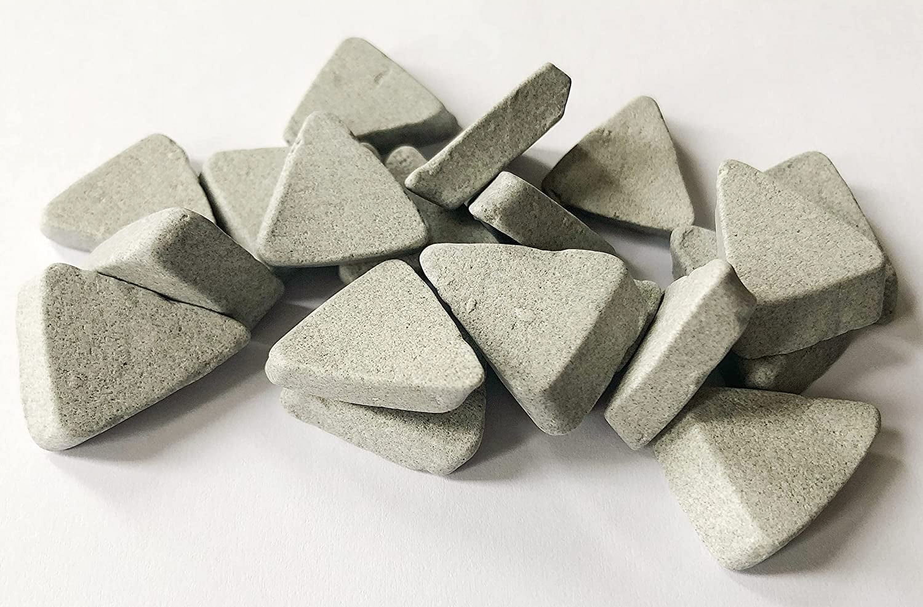 Ceramic Triangle Tumbling Media - 3/8" x 7/8" Size (50lbs) - Walmart.com