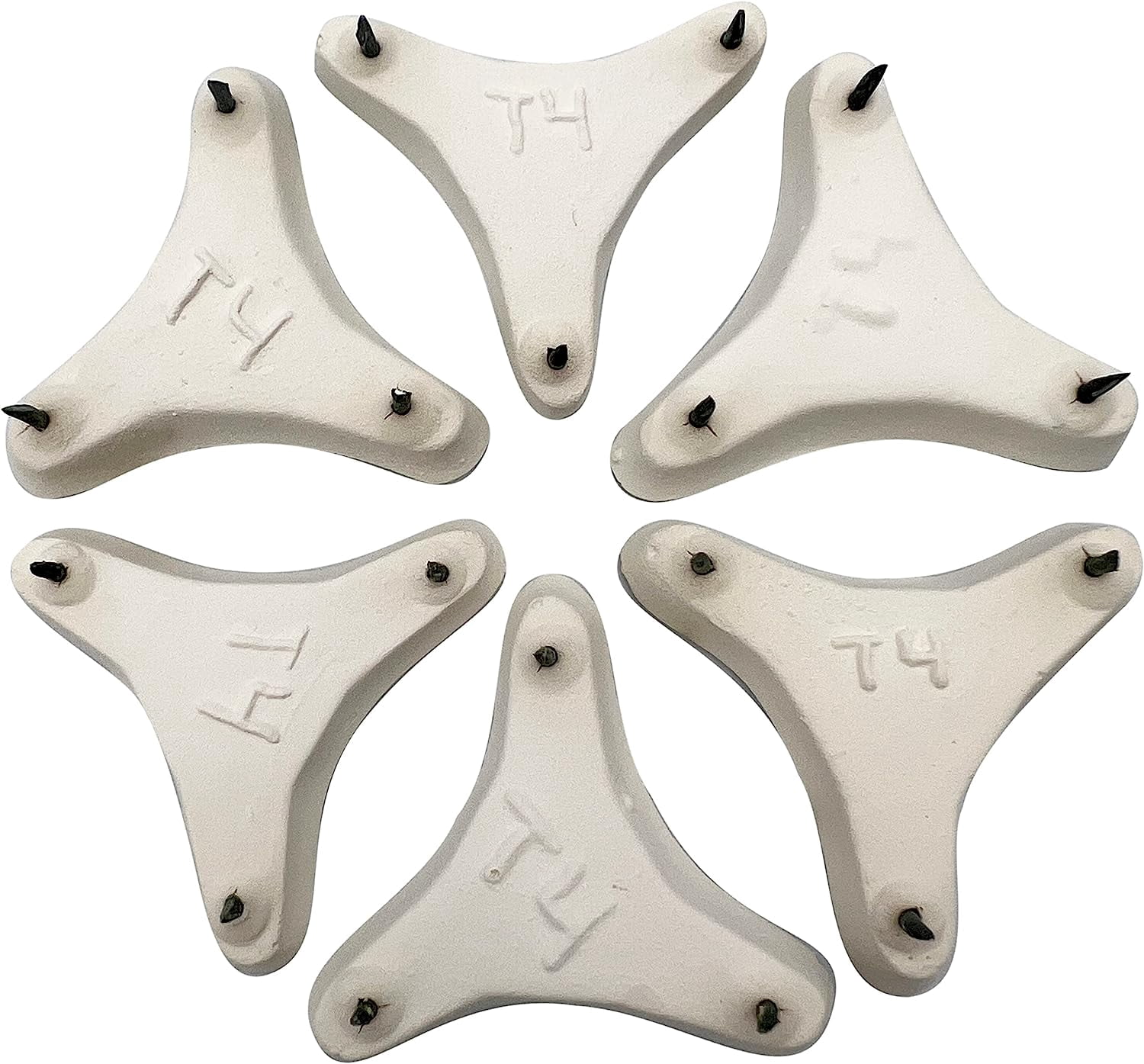 Ceramic Tripod 3-Point Kiln Stilt with Points 1-3/8" Apart for Kiln ...