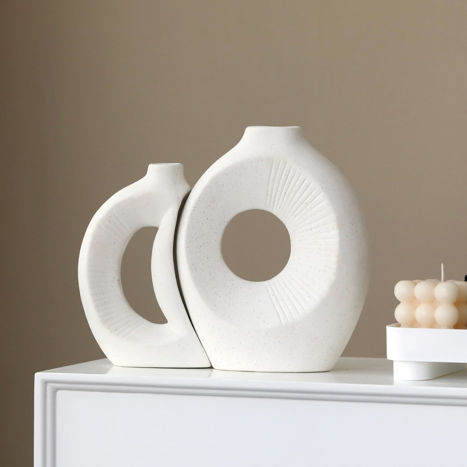 Ceramic Vase Combination Set Entry Porch Decoration Can Be Separated ...