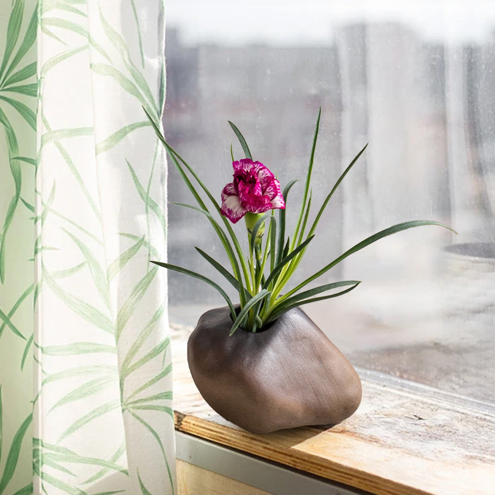 Ceramic Vase Love Bottle Design | Modern White Minimalist Table Decor ...