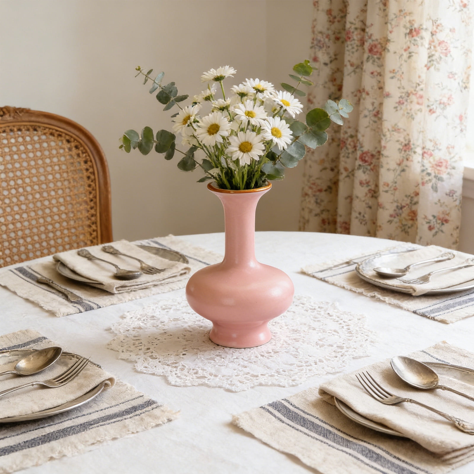 Ceramic Vase, Yannianjz Ceramic Vase, Slender Neck Design for Home ...