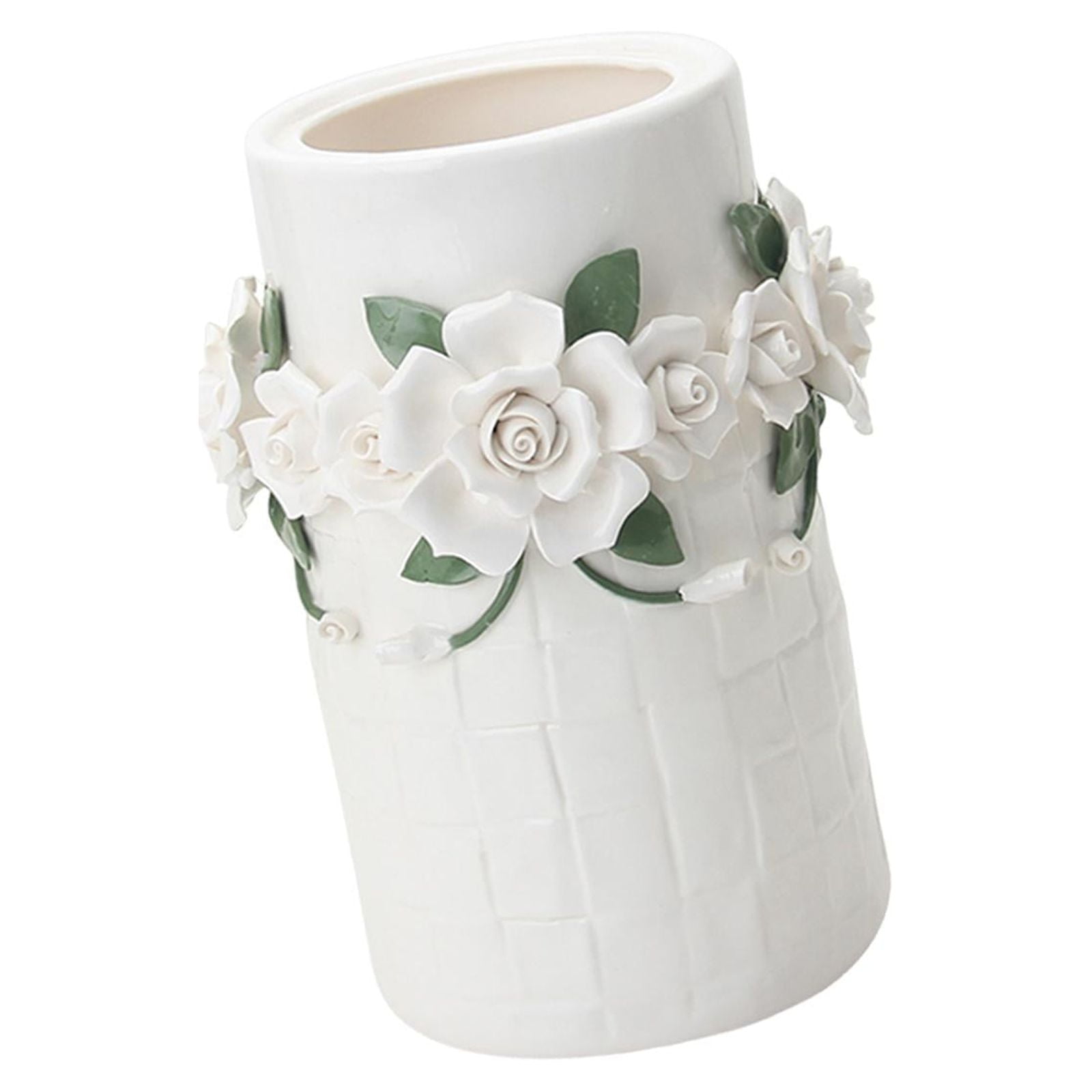 Ceramic Vase for Flowers Ceramic Desktop Vase Creative Rack Fittings ...