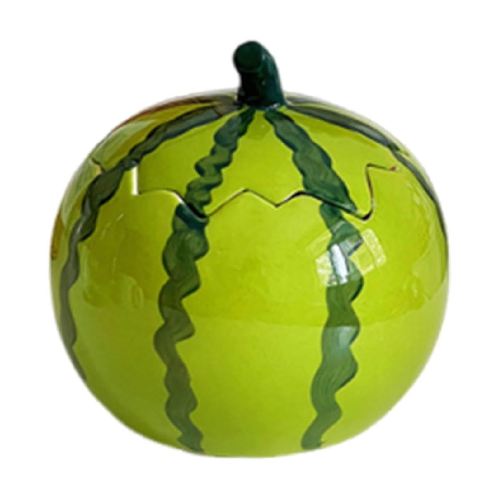 Ceramic Watermelon Salad Bowl Cute Watermelon Ceramic Bowl with Lid ...