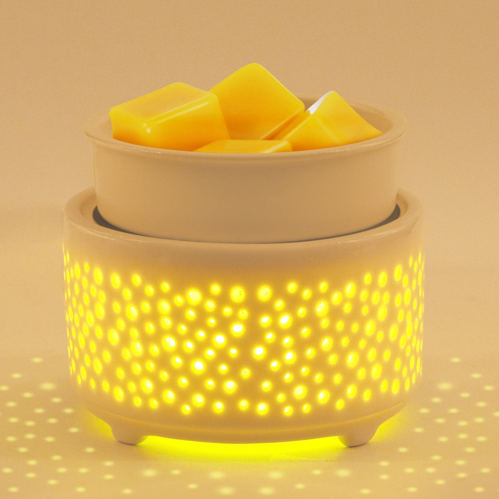 EQUSUPRO Ceramic Wax Melts Warmer, Electric Fragrance Wax Burner with 7 ...