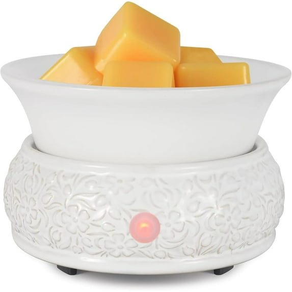 Ceramic Wax Warmer Wax Melt Warmer 3-in-1 Candle Warmer Electric Wax ...