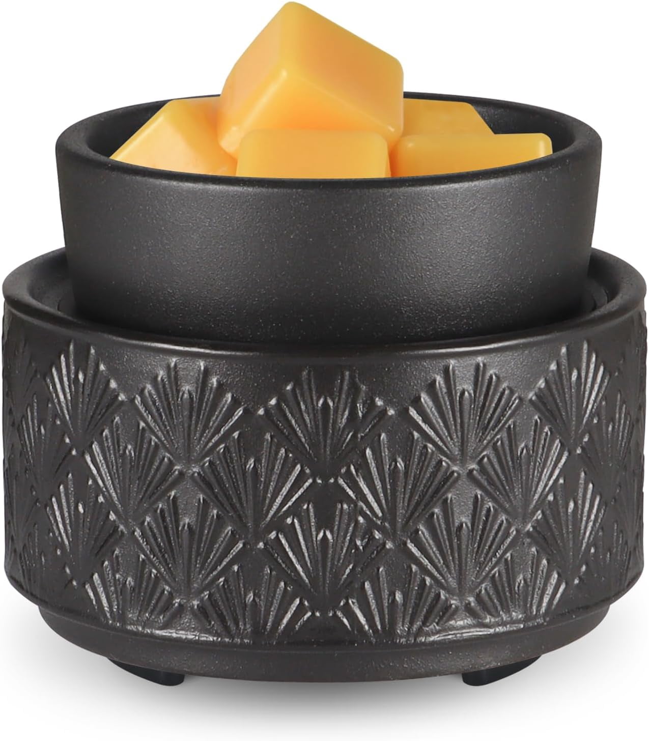 Ceramic Wax Warmer Wax Melt Warmer for Scented Wax 3-1 Candle Warmer ...