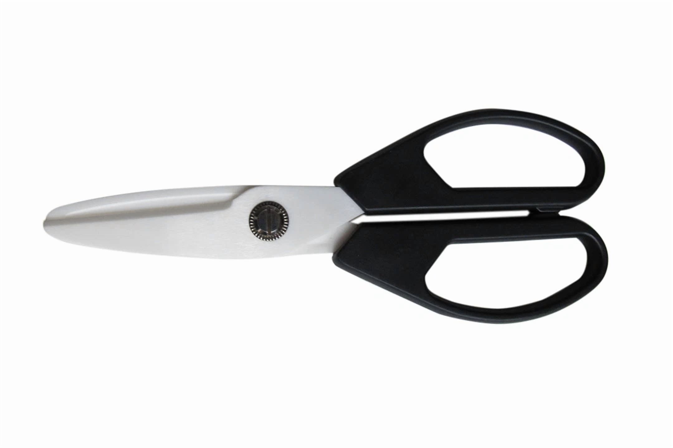 Ceramic White Blade Kitchen Utility Scissors Zirconium Lightweight ...