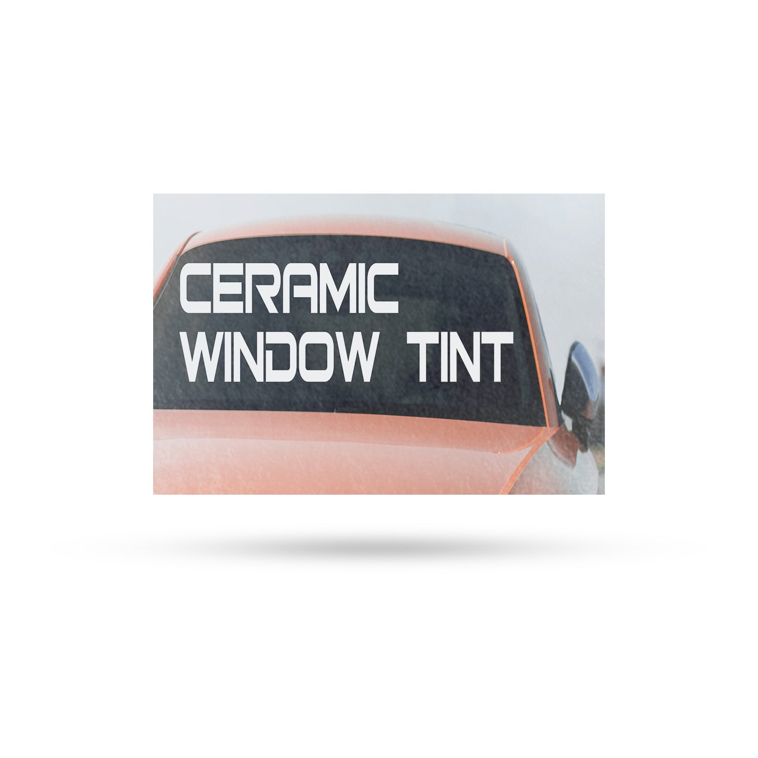 Ceramic Window Tint Vinyl Decal 18 Inch x 24 Inch Weatherproof Heavy ...