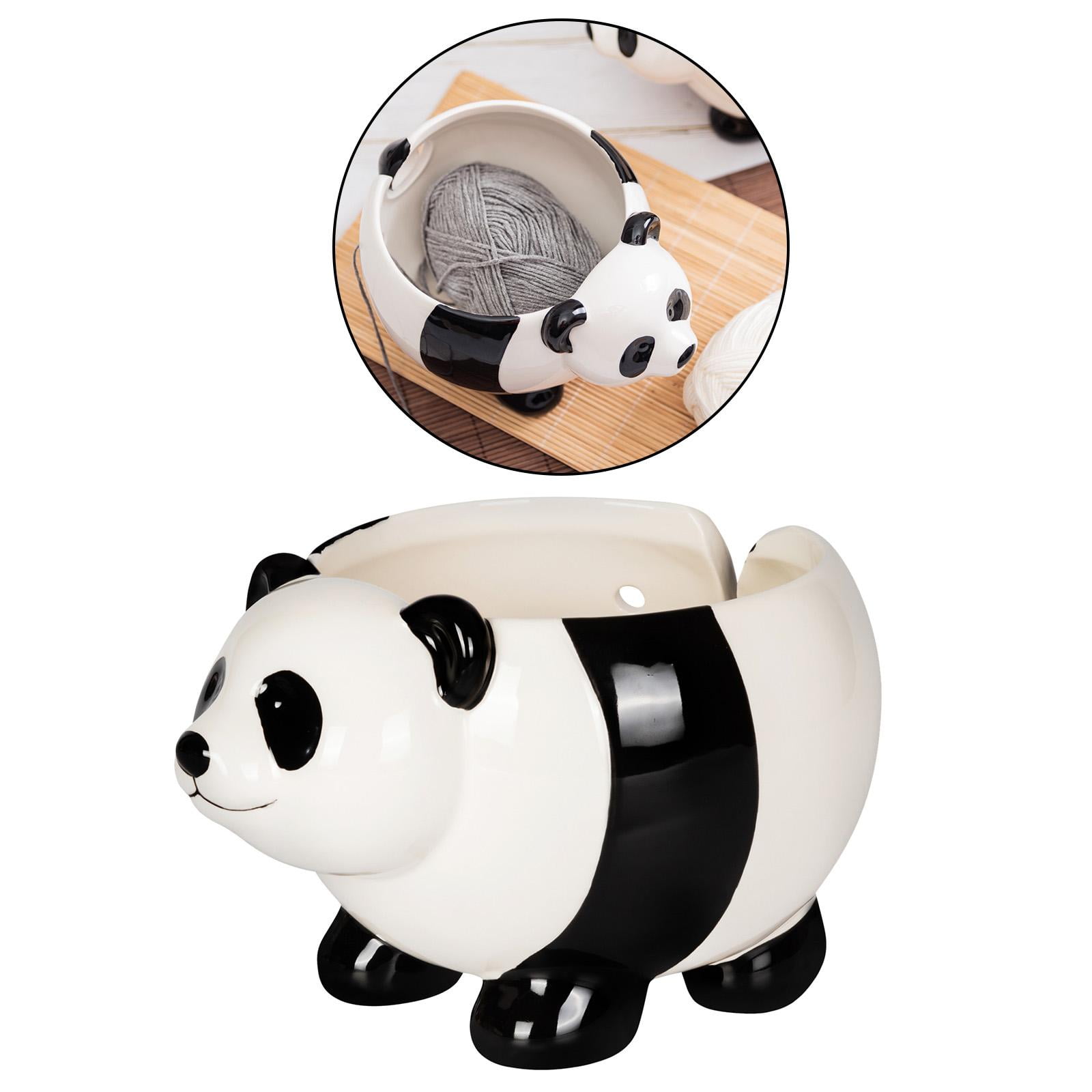 Ceramic Yarn Bowl Knitting Yarn Ball Organizer Knit Collect Holder ...