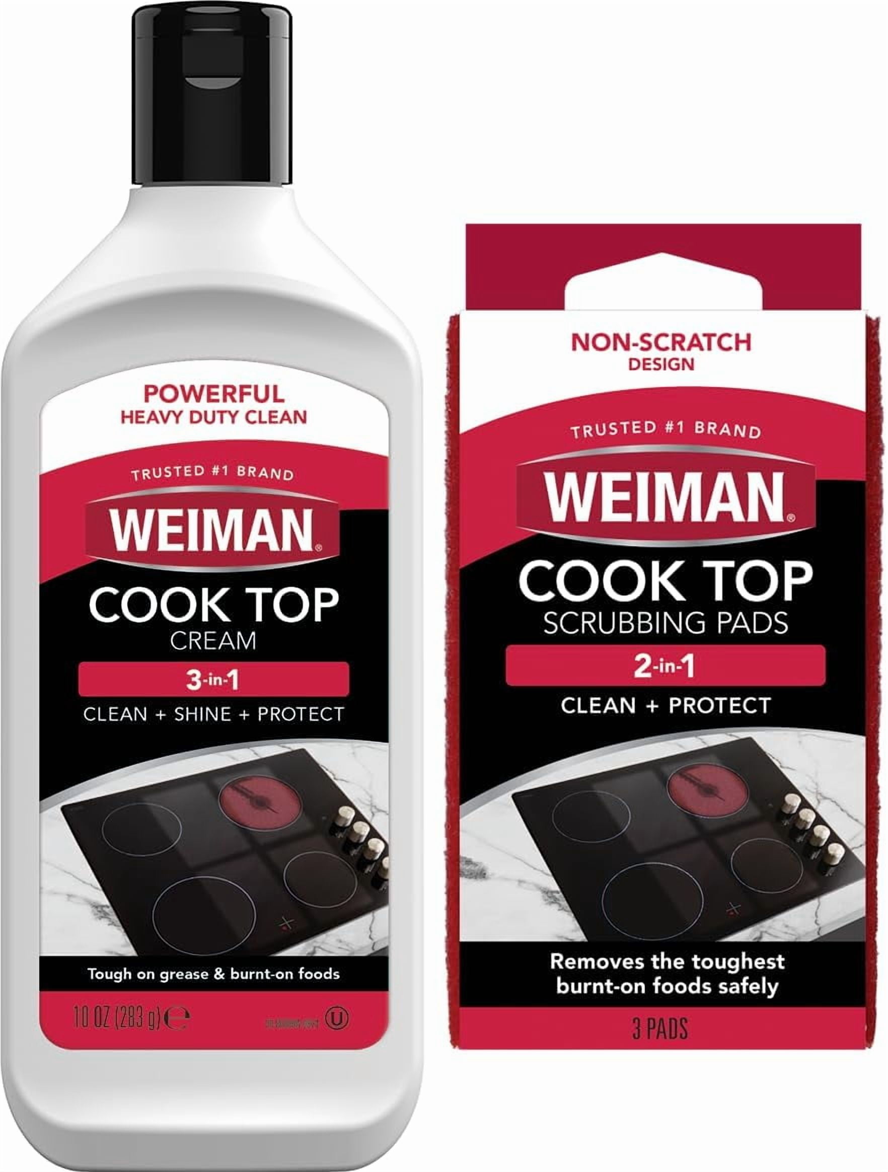 Ceramic and Glass Cooktop - Heavy Duty and Polish (10 Ounce Bottle and ...