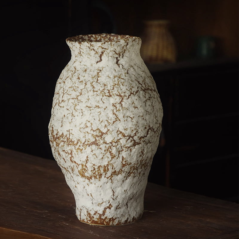 Ceramic flower pots, home decorations, rough pottery, wabi sabi style ...