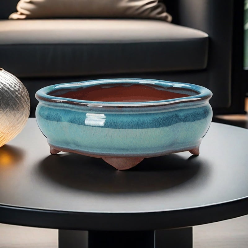 Ceramic garden pot; handmade indoor plant mini pot suitable for living ...