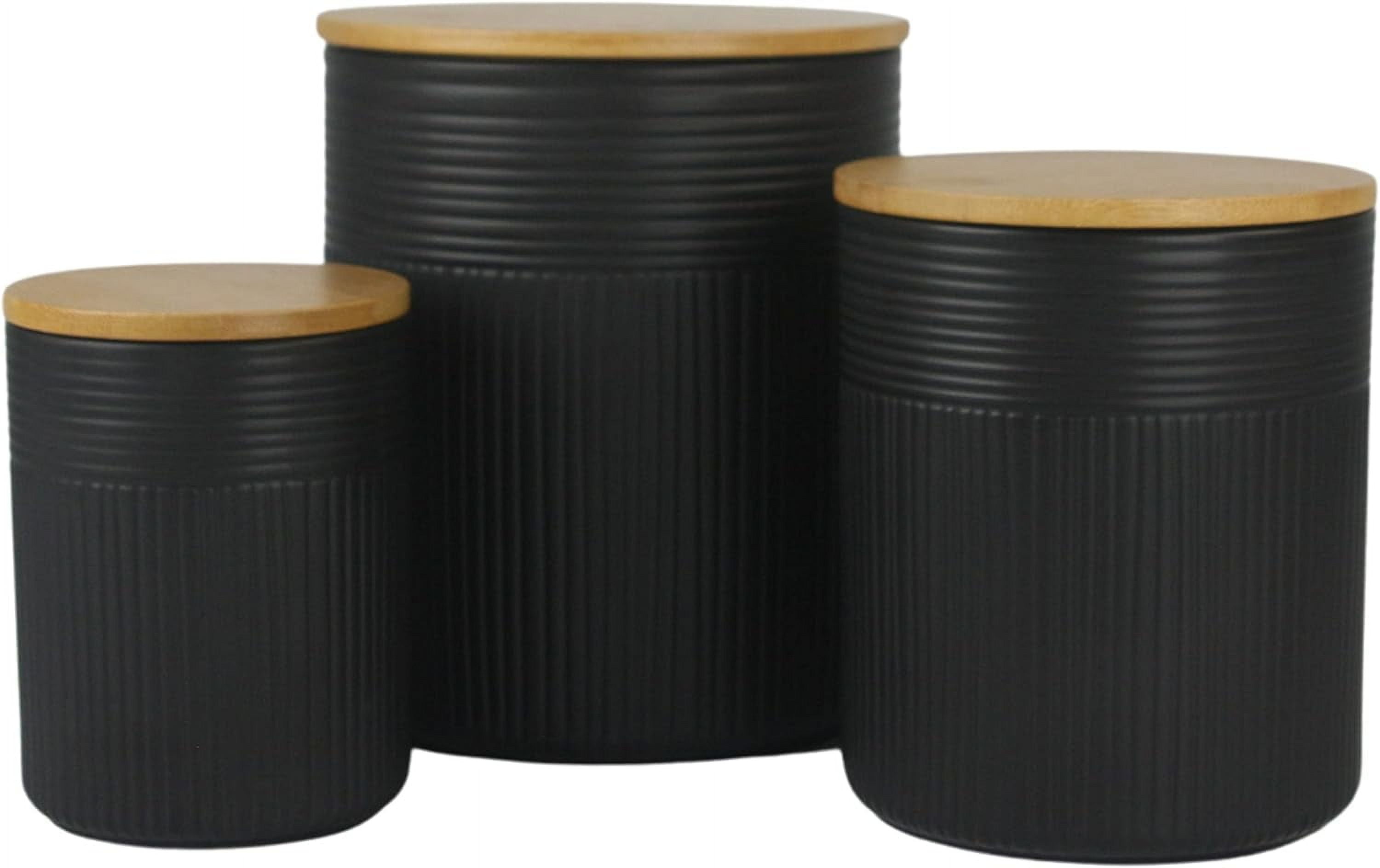 Ceramic kitchen jars, set of 3 - small, medium and large - Walmart.com