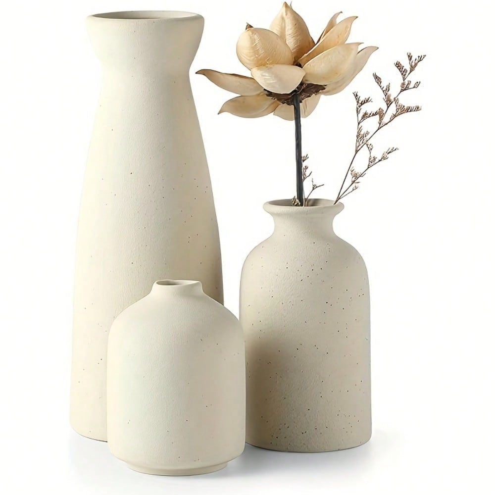 Ceramic matte vase, suitable for home decoration, modern and simple ...