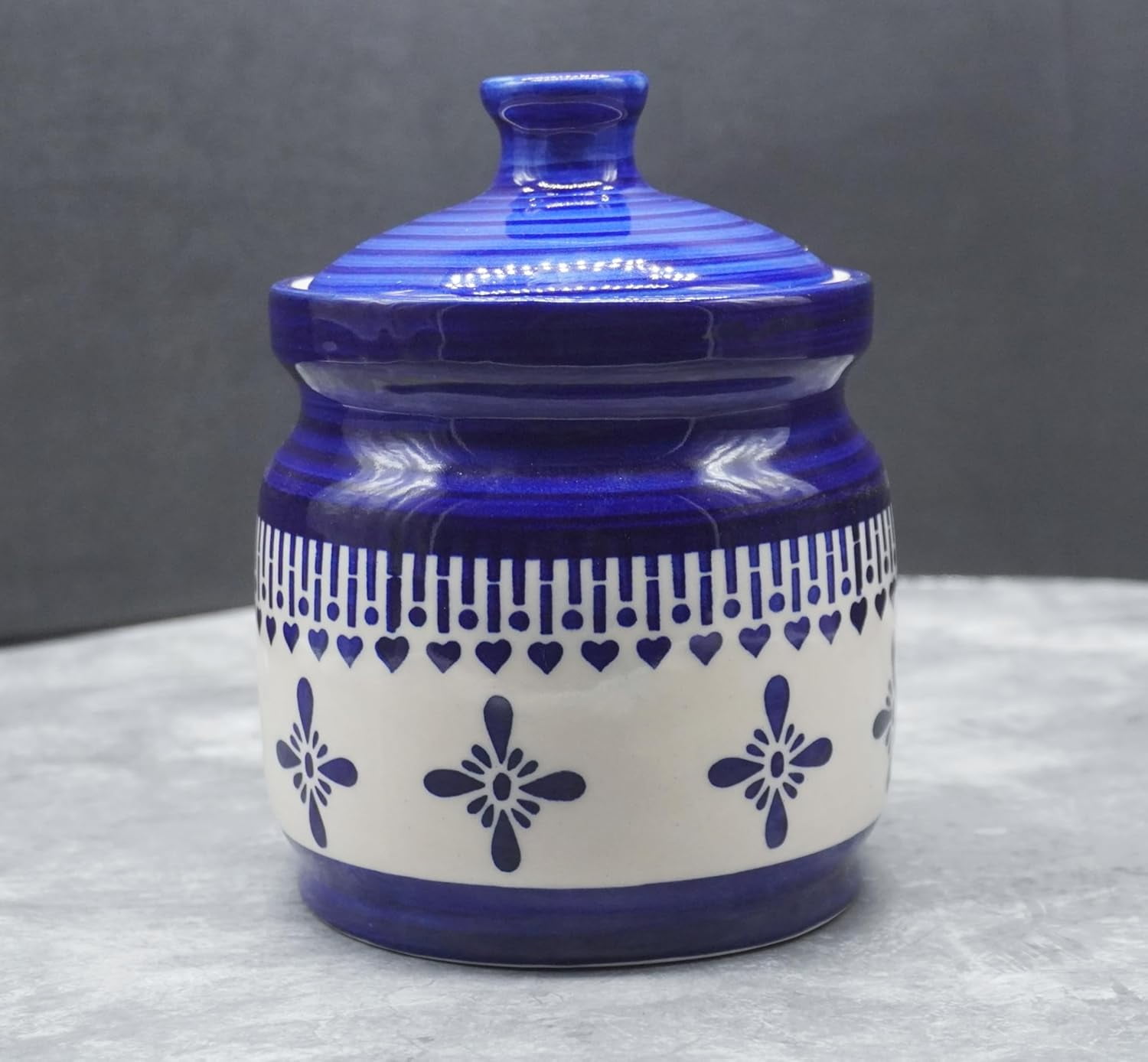Ceramic pickle jars 1000 ml Pottery Ceramic Storage Jar for Pickle ...