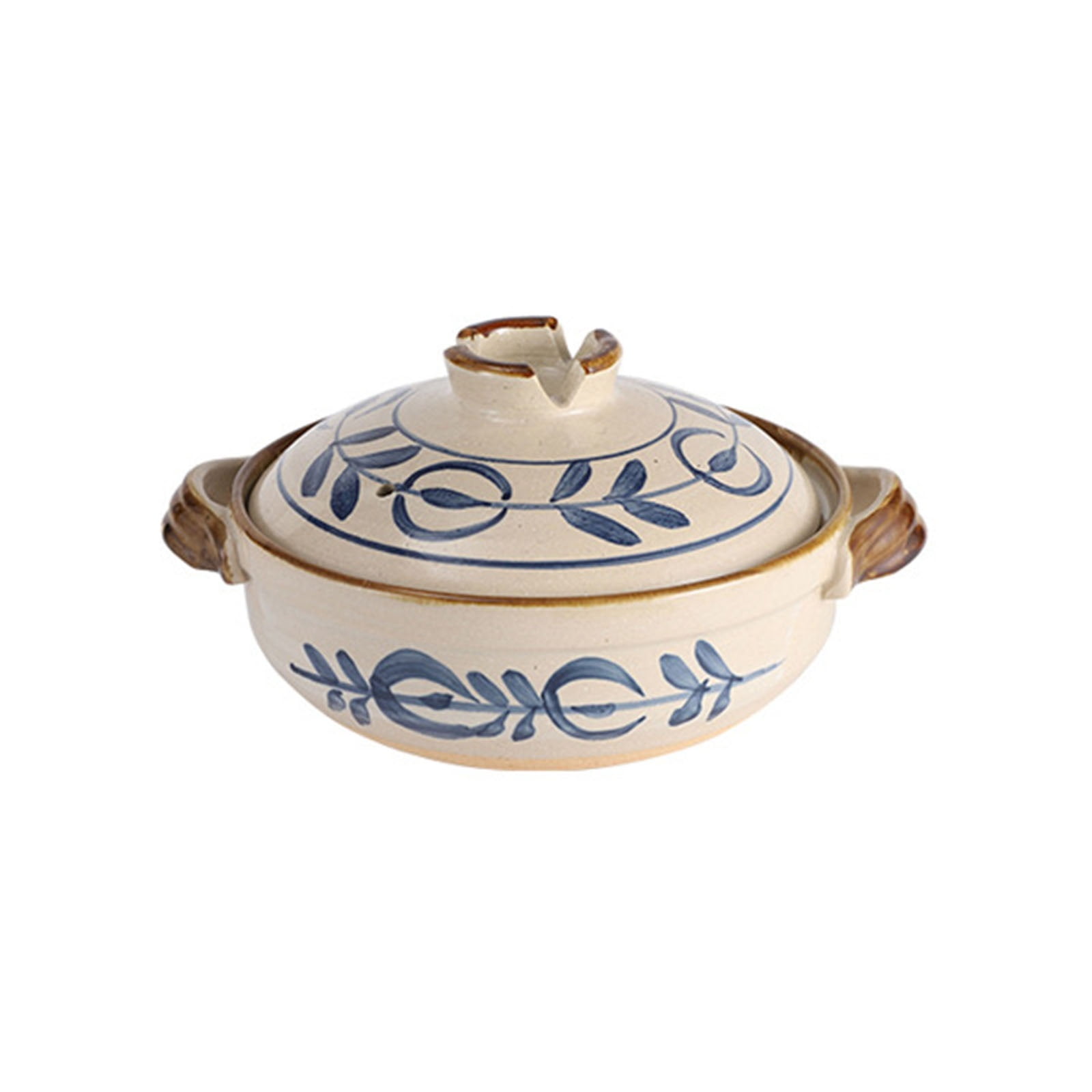 Ceramic pot with lid, casserole, stew pot, ceramic pot for the ...