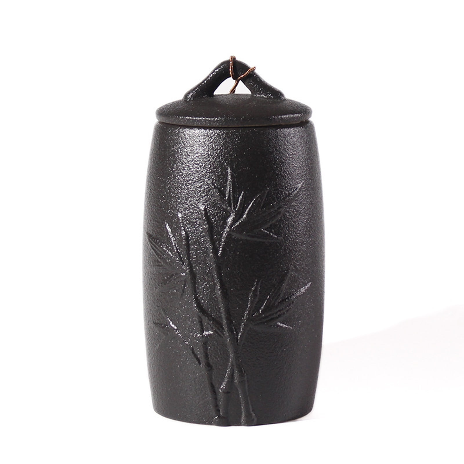 Ceramic tea caddy with lid, airtight design, small sealed cans, single ...