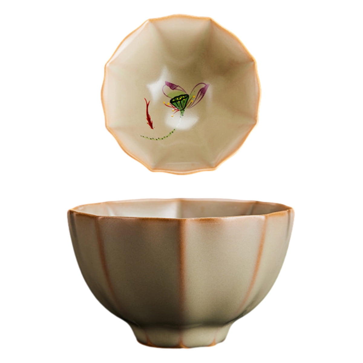 Ceramic teacup, beautiful Jianzhan teacup, Tianmu glazed teacup, home ...