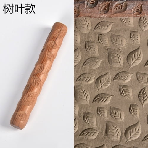 Ceramic tools wood carving pottery wood texture mud roller embossed ...