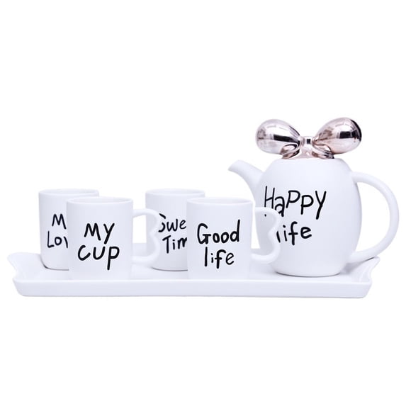 Ceramic water set tea set living room water cup coffee cup home cup set ...
