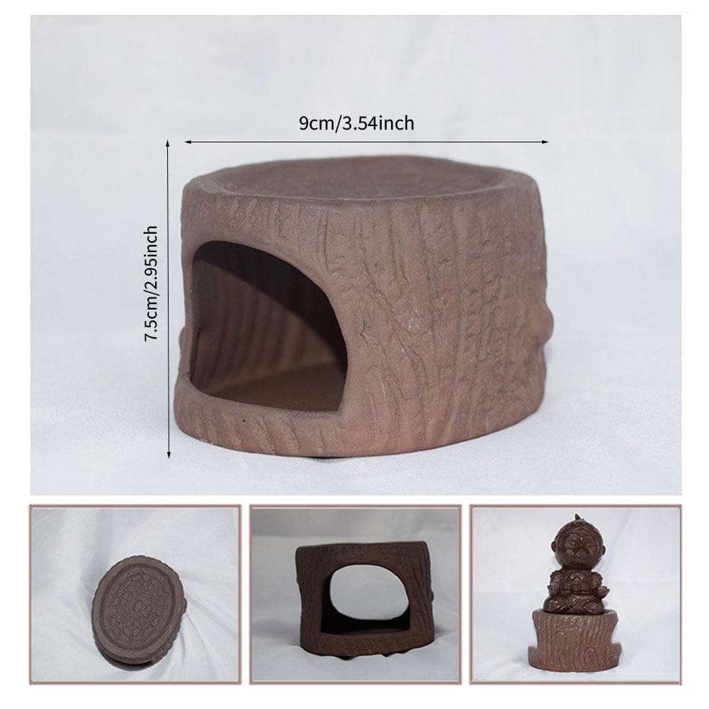 Ceramics Aquarium Decoration Shrimp Fish Hatch Hiding Shelter Pottery Landscaping House Fish ...