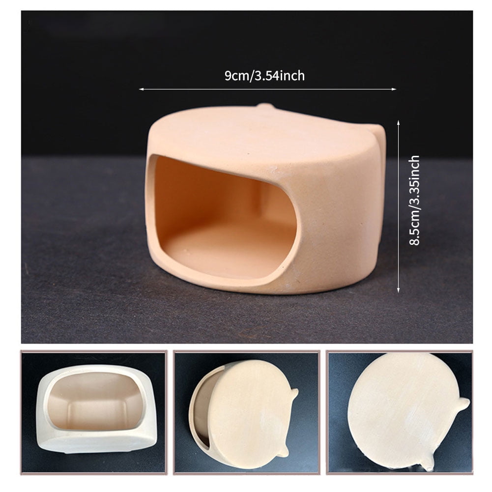 Ceramics Aquarium Decoration Shrimp Fish Hatch Hiding Shelter Pottery ...