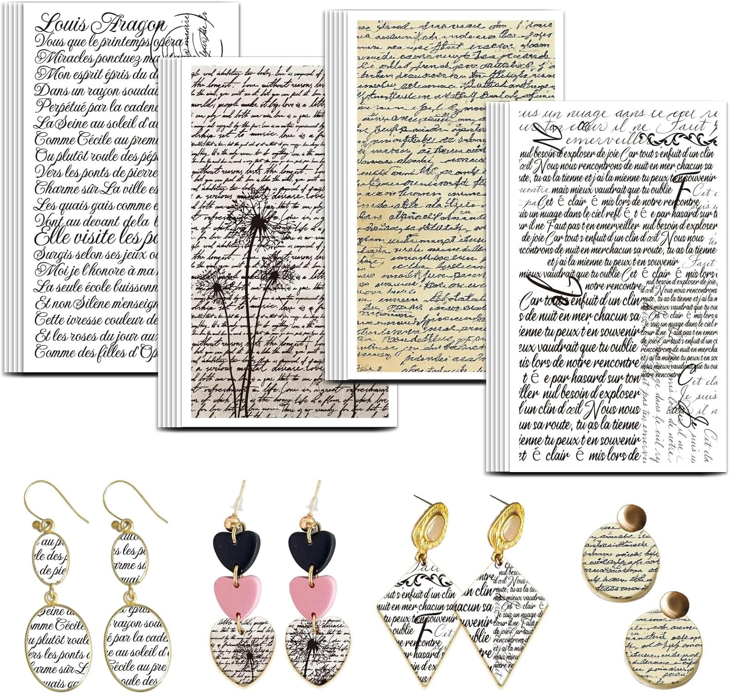 Ceramics Clay Water Transfer Paper Underglaze Transfer Decals for DIY ...