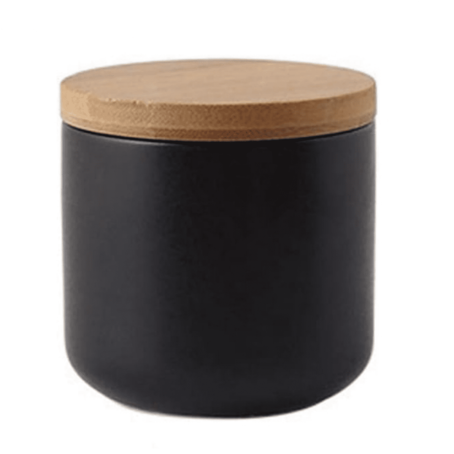 Ceramics Food Storage Jar Canister with Airtight Seal Bamboo Lid ...