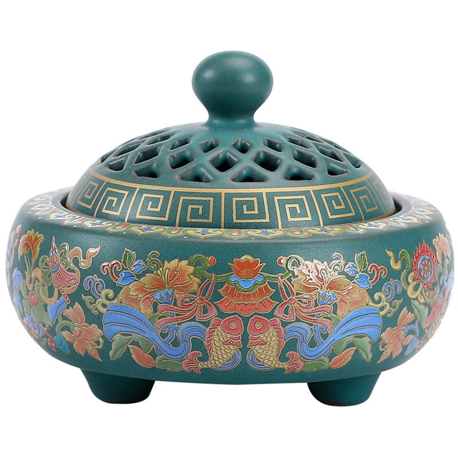 Ceramics Incense Burner Stick Holder Line Incense Plate Sandalwood Coil ...