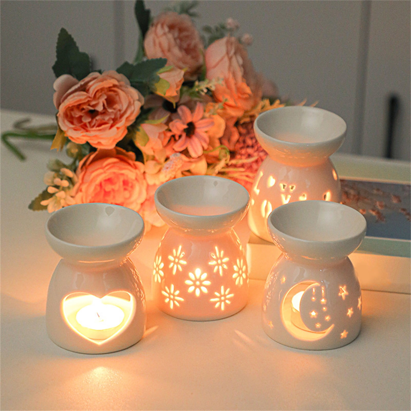 Ceramics Tealight Holder Aromatherapies Diffuser Essential Oil Burners ...