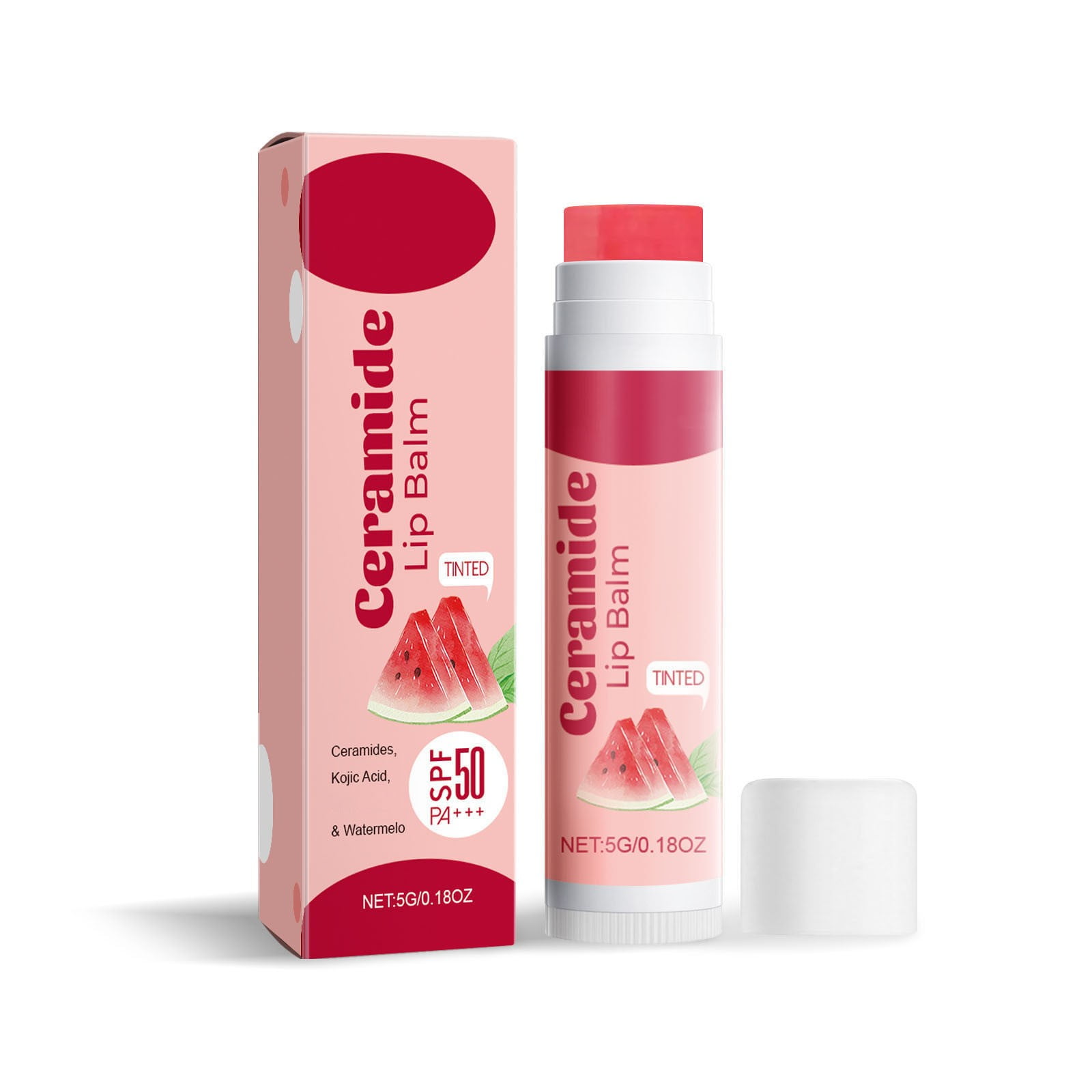 Ceramide Lip Balm with SPF 50 PA+++ - Brightening Lip Balm for Dark ...