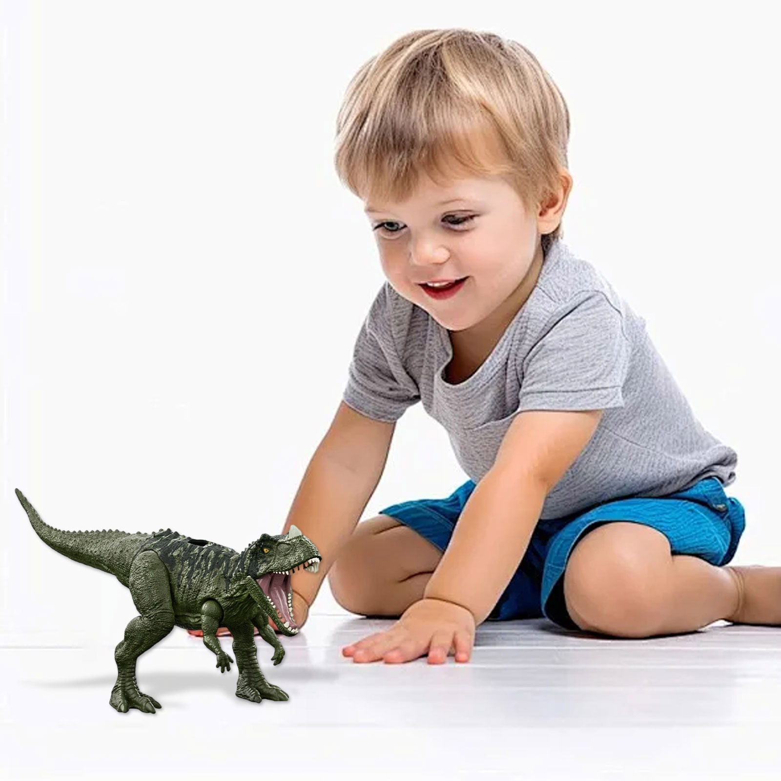 Ceratosaurus (Green), Jurassic World Cretaceous Wild Roar Dinosaur Toy ...