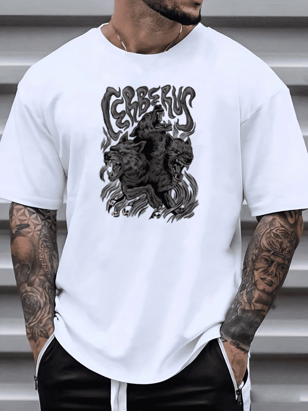 Cerberus Guard Dog Mythical Creature Bold Graphic Unisex T-Shirt, for ...