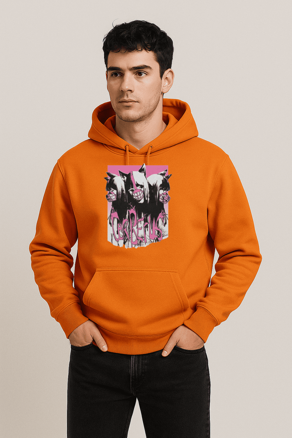 Cerberus Guardian Dark Fantasy Myth Three Headed Dog Hoodie Shirt, up ...