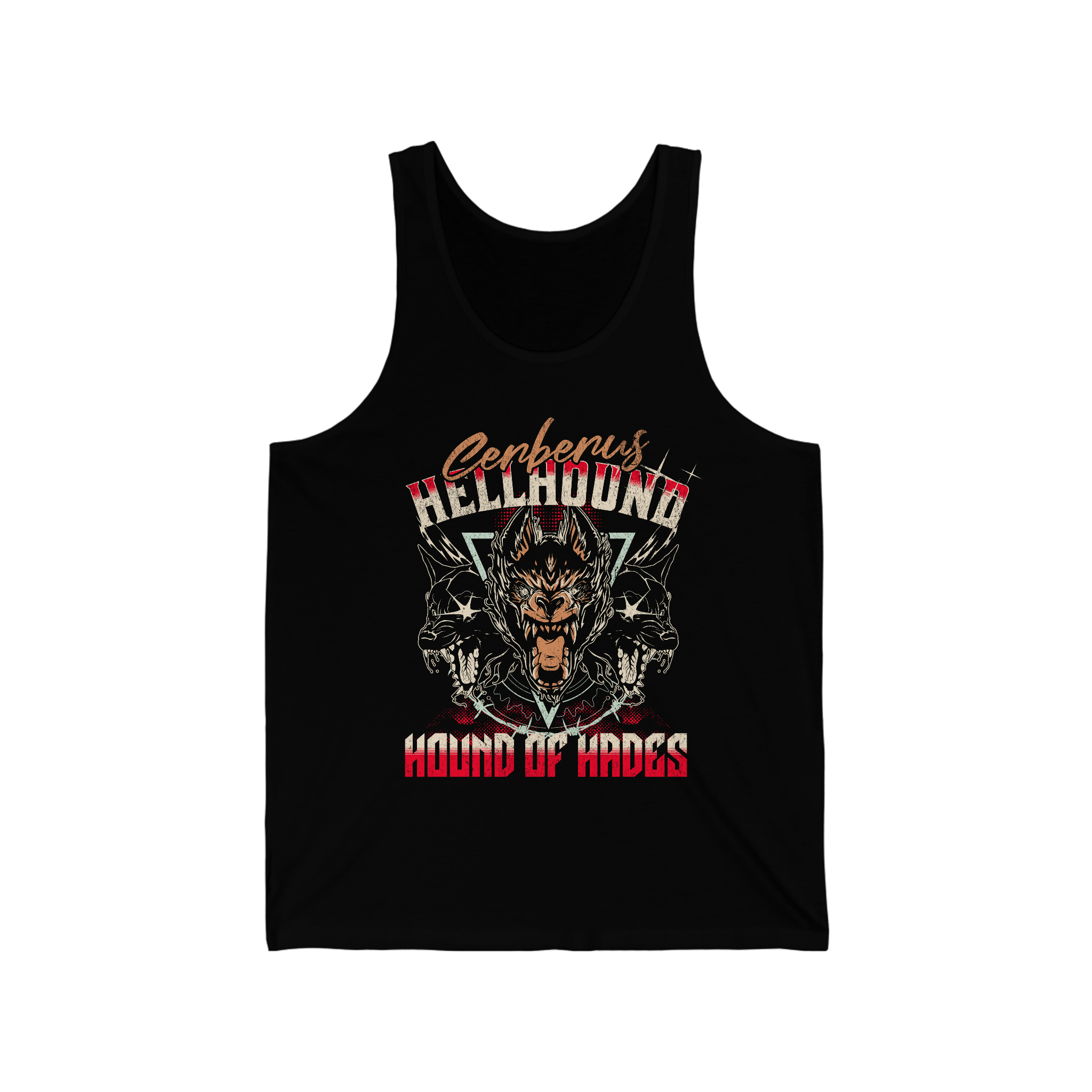 Cerberus Hellhound Unisex Jersey Tank, Hound of Hades Greek Mythology ...