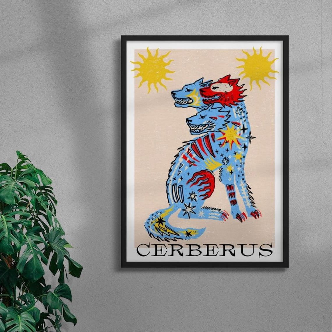 Cerberus Ii Heart Aesthetic Wall Art Print Minimalist Poster For ...