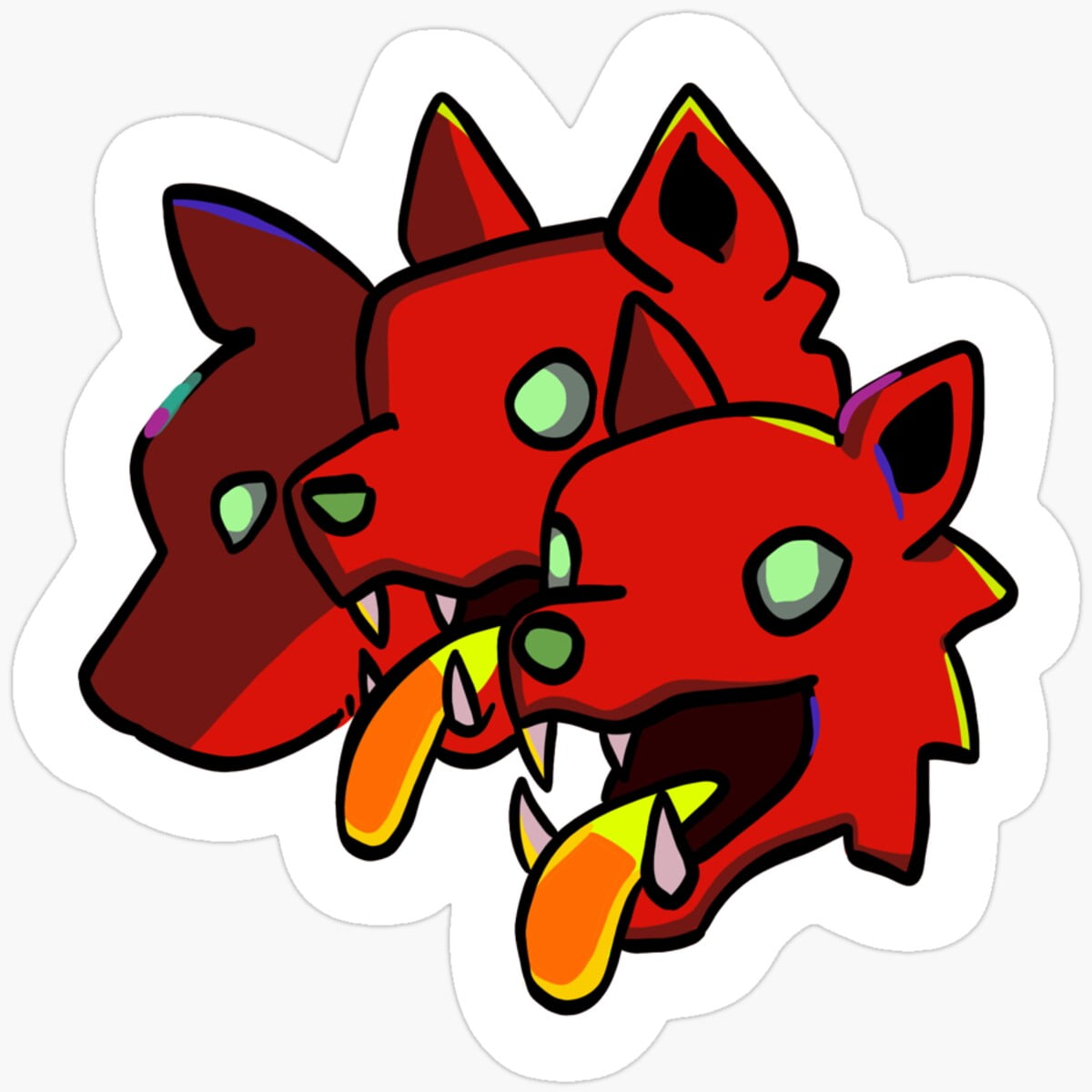 Cerberus Sticker. Gift For You - Decorate Laptops, Water Bottles, And ...