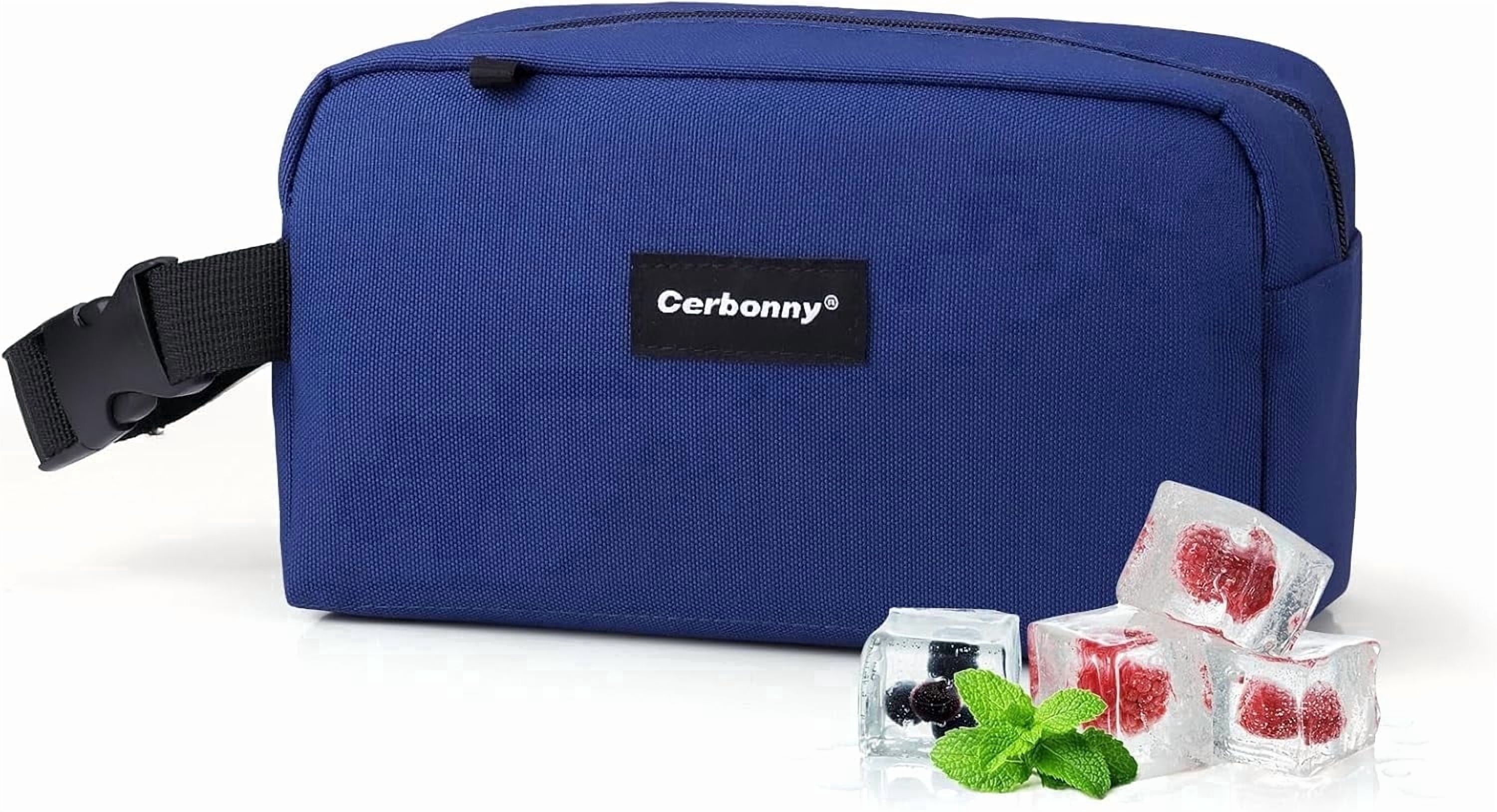 Cerbonny Small Cooler Bag Freezable Lunch Bag for Work School Travel ...