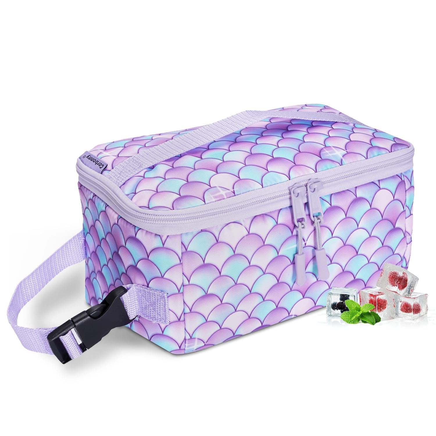 Cerbonny Small Lunch Cooler, Mini Insulated Cooler Bag with Buckle ...