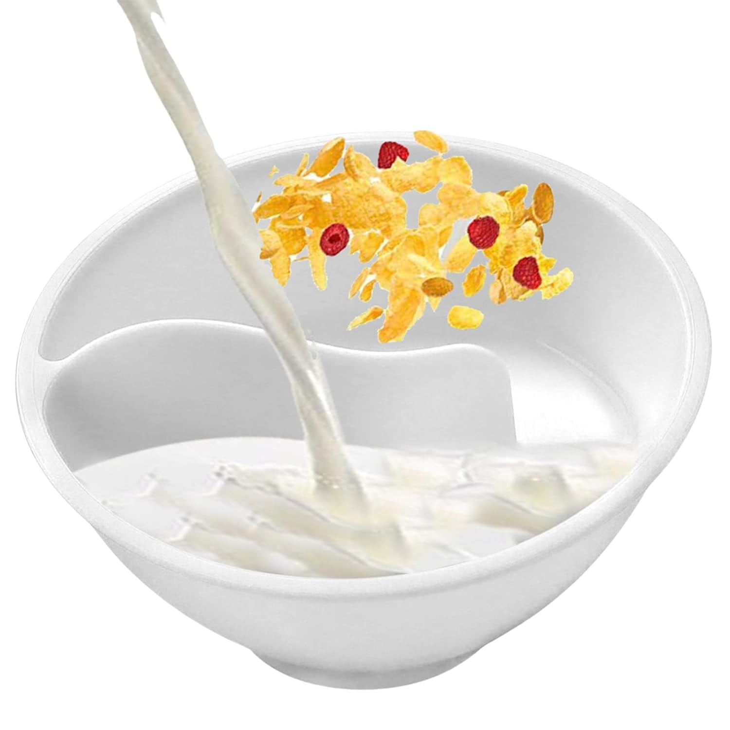 Cereal Bowl Separate Milk, Anti Soggy Cereal Bowls, Divided Cereal Bowl ...