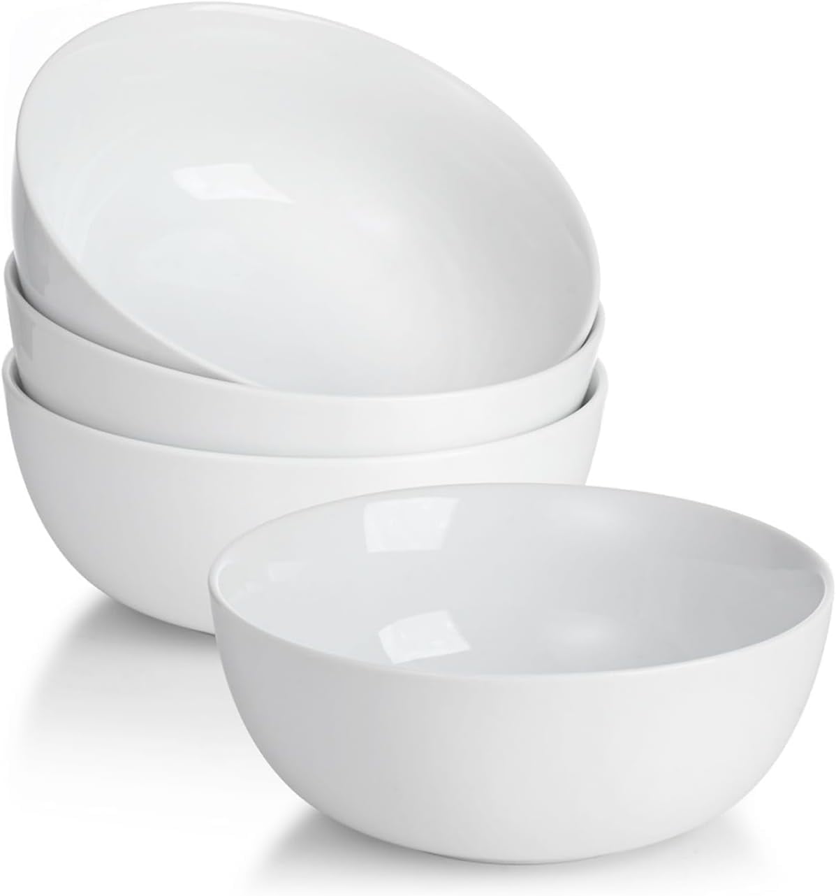 Cereal Bowls Set of 4, Ceramic Soup Bowls 20.3 oz / 600 ml, Breakfast ...