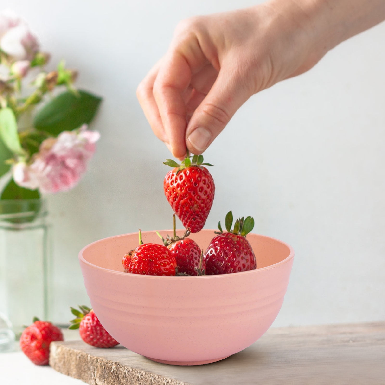 Cereal Bowls Unbreakable, Wheat Straw Bowls, Plastic Bowls Reusable ...