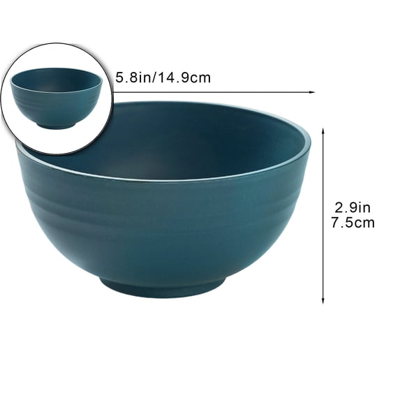 Cereal Bowls, Unbreakable and Reusable Light Weight Bowl for Rice ...