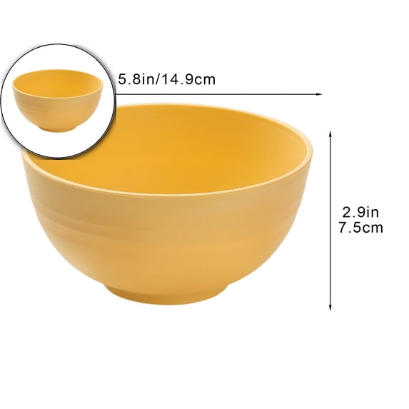 Cereal Bowls, Unbreakable and Reusable Light Weight Bowl for Rice ...