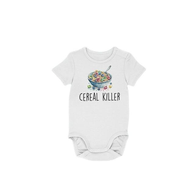 Cereal Breakfast Lover - Baby Boy Girl Clothes Infant Bodysuit Funny Cute Newborn - Walmart.com
