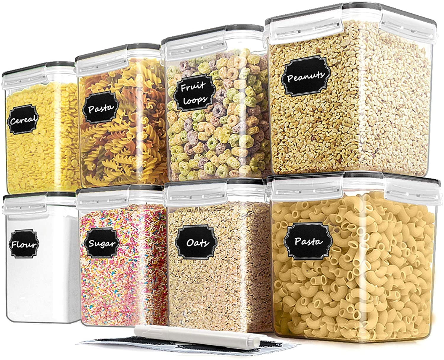 Cereal Container Food Storage Containers, Airtight Dry Food Storage ...