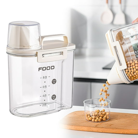 Cereal Containers Storage Airtight Large, Dry Food Storage Containers ...