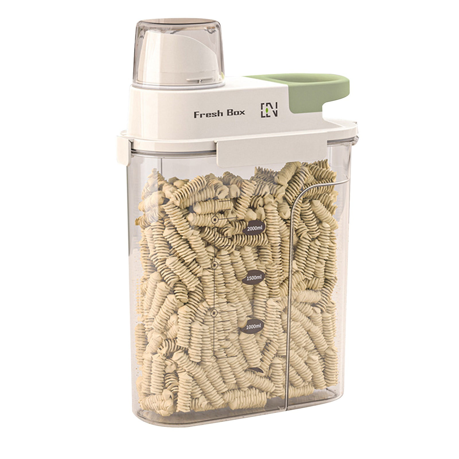 Cereal Containers Storage, Compact Crystal Clear Dry Food Storage ...