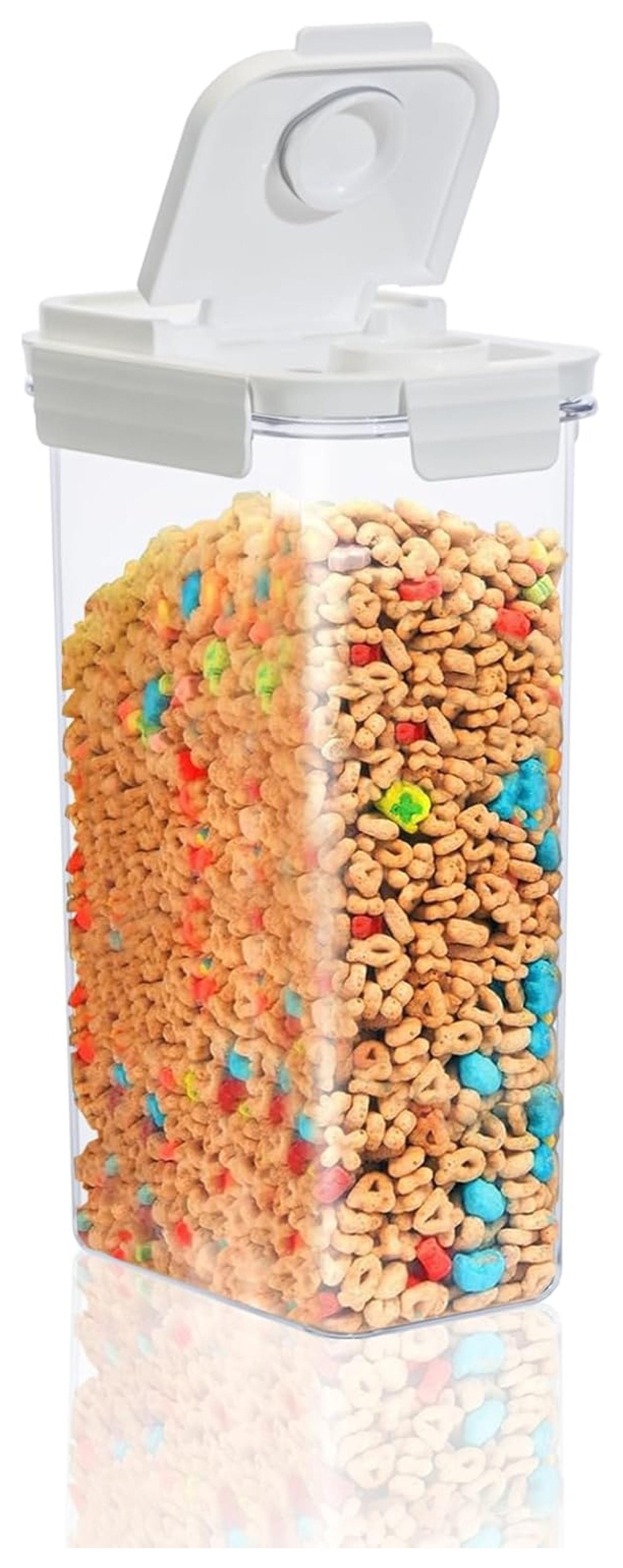 Cereal Containers Storage Set, 1 PCS Airtight Food Storage Containers ...